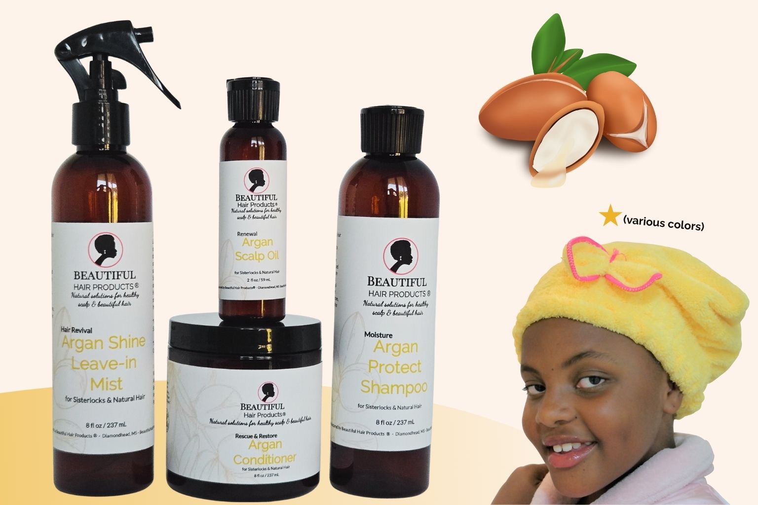 Argan Simple Start Hydration Kit - Beginner-Friendly Hair Care Set ...